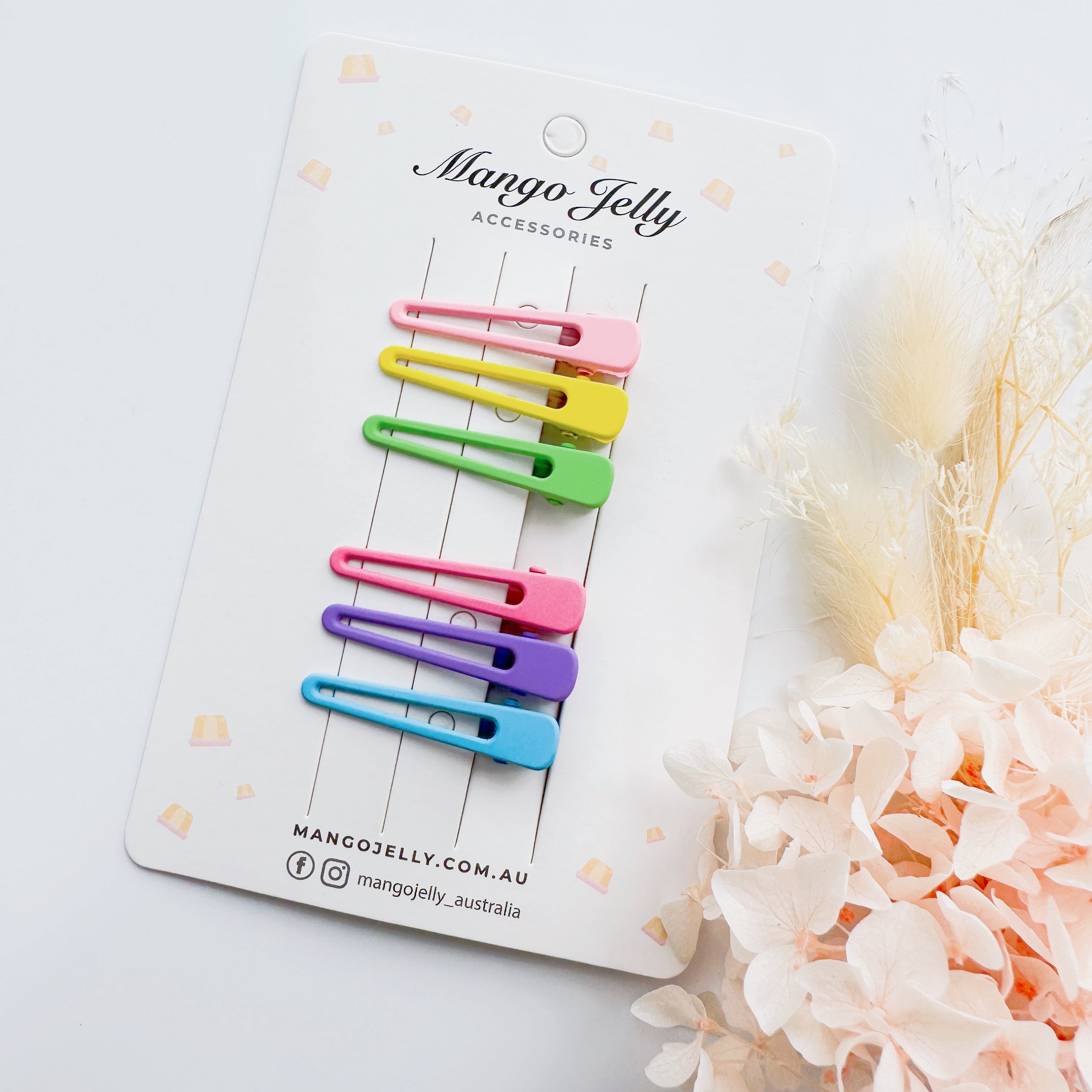 Pastel matte clips palette - beauty clips – MANGO JELLY