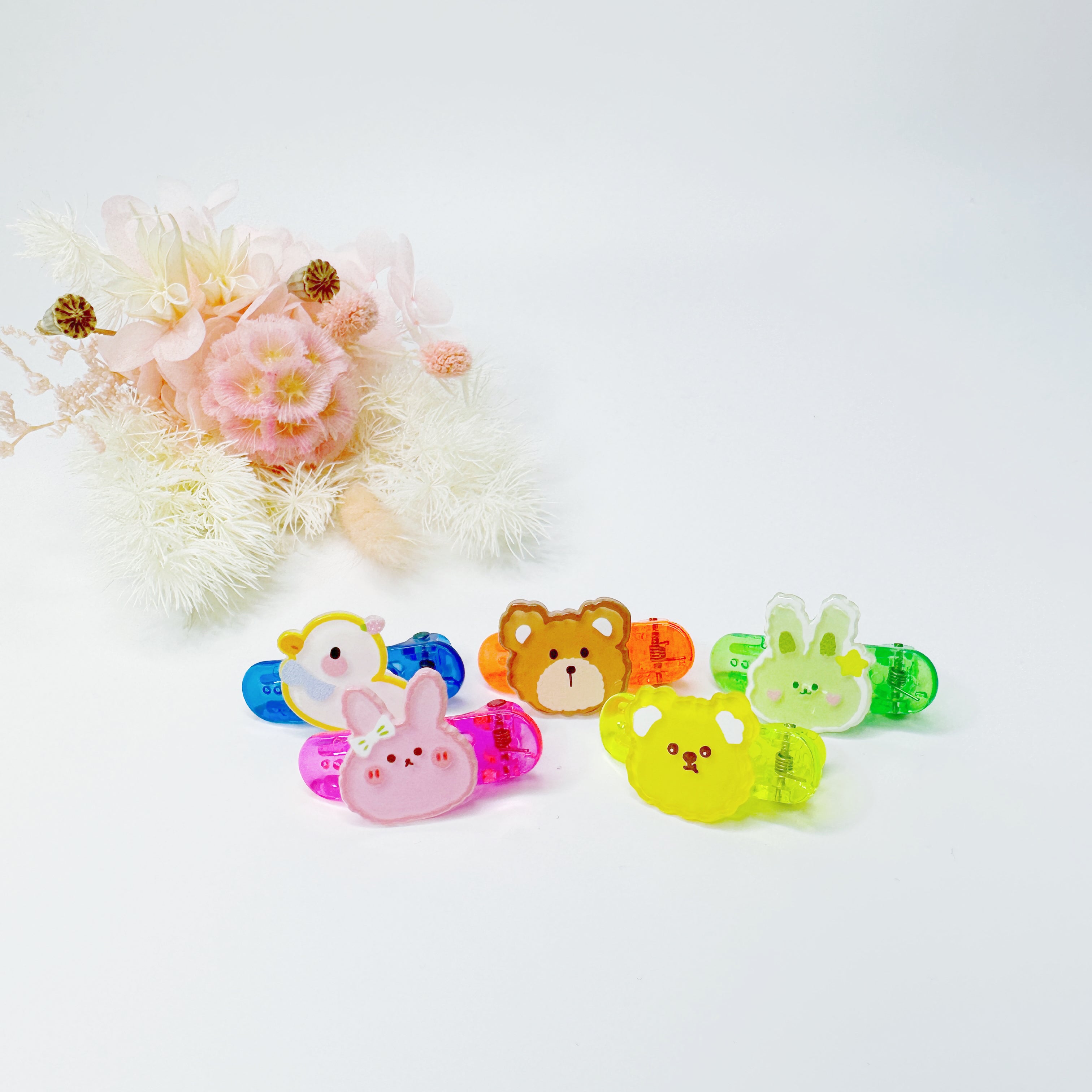 Neon jelly animal clips – MANGO JELLY