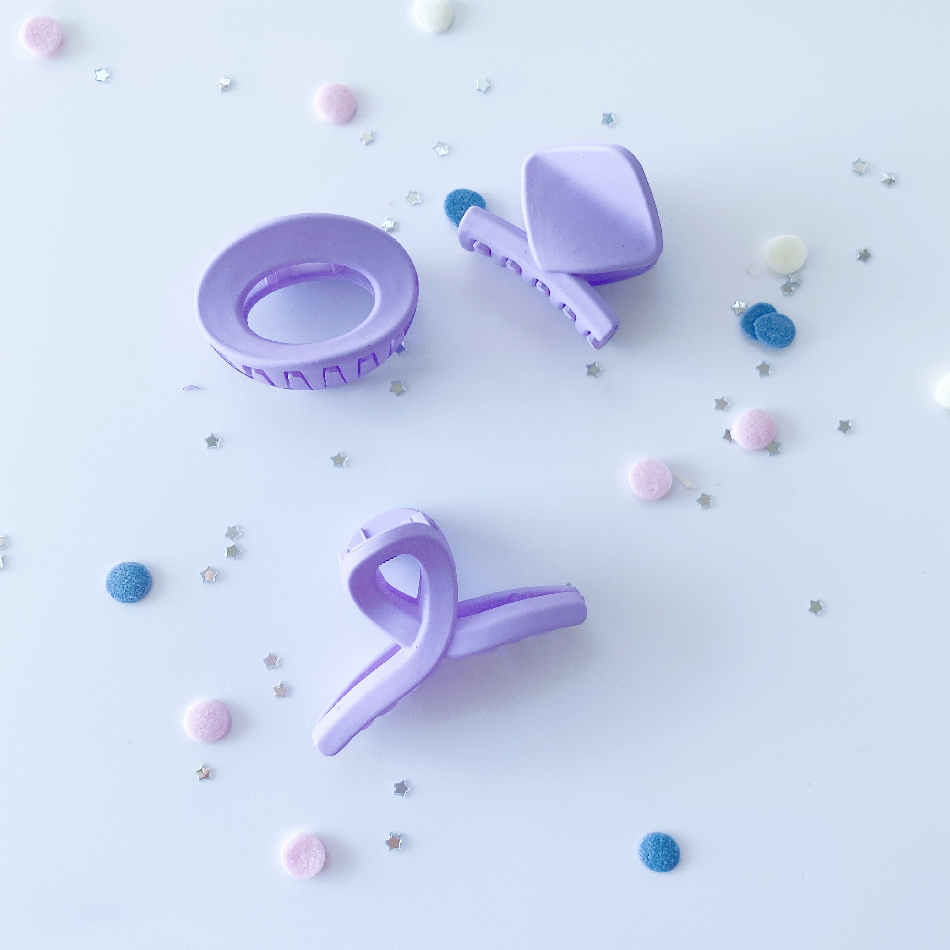 Purple Pastel Claws Collection - classic ribbon – MANGO JELLY